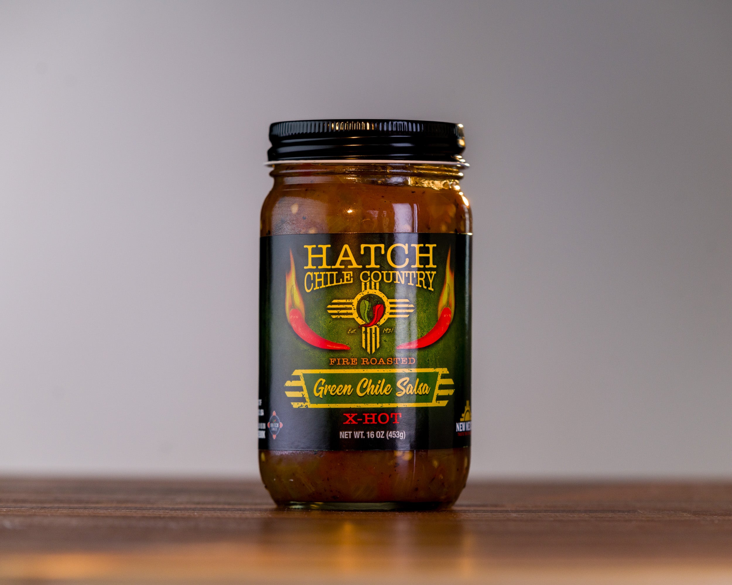 Hatch Chile World - Fire Roasted Green Chile Salsa Extra Hot | Salsa Saint